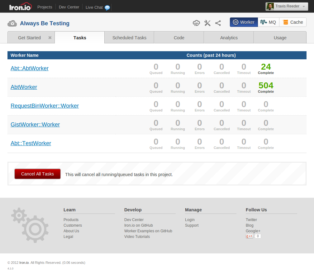 The Iron.io Console (HUD) Version 4 Released - Better all around - The ...