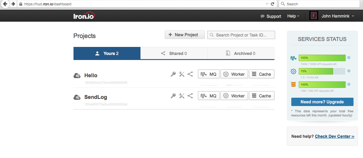 td_projects - The Iron.io Blog